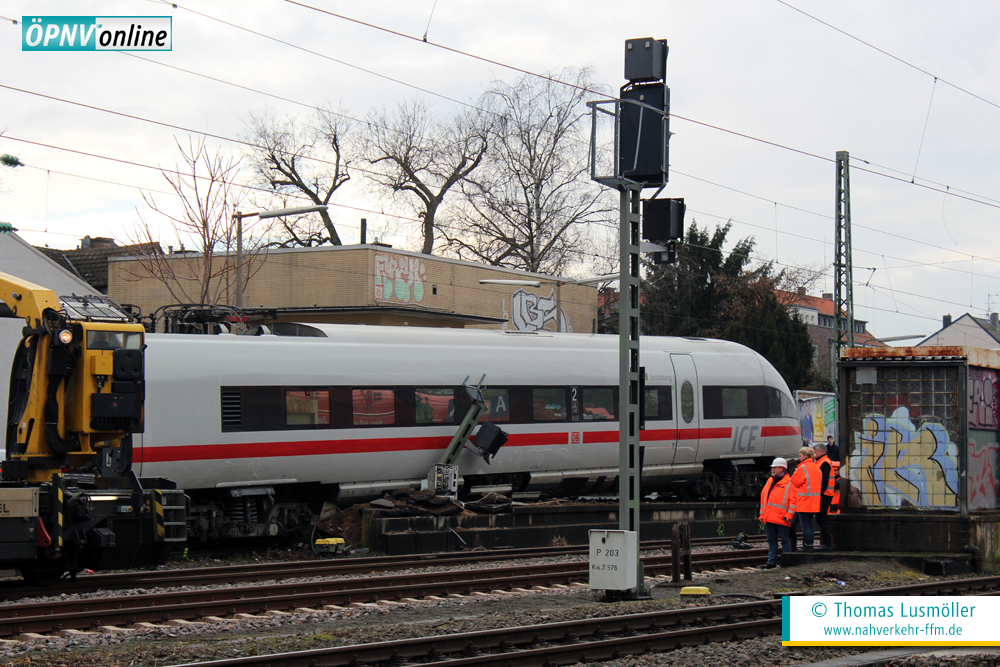ICE-Entgleisung behindert S-Bahn-Verkehr in Griesheim - ÖPNV online ...